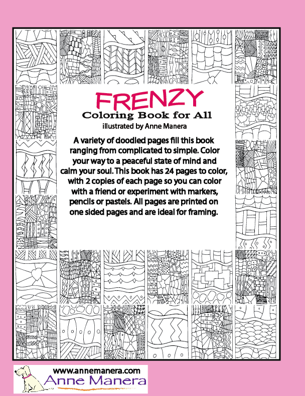 FRENZY Coloring Book for All illustrated by Anne Manera PDF, Hard Copy ...