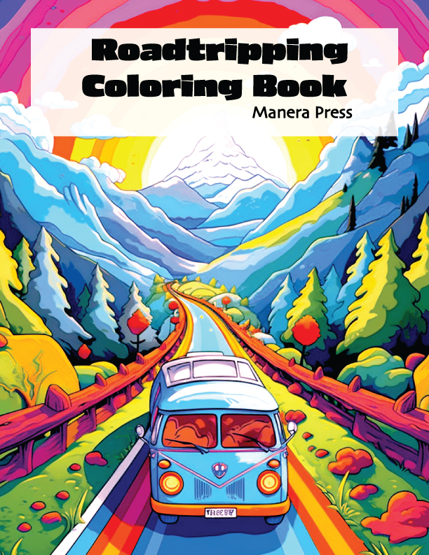 Roadtripping Coloring Book Manera Press